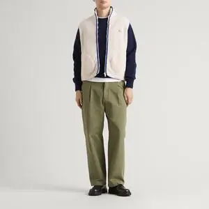 DRAKE'S Boucle Wool Fleece Vest