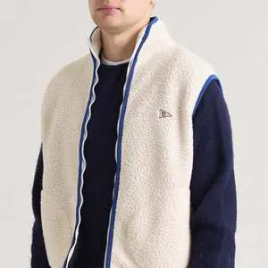 DRAKE'S Boucle Wool Fleece Vest