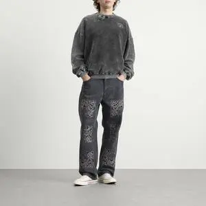 NOMARHYTHM TEXTILE Hand Dye Reverse Twist Sweatshirt