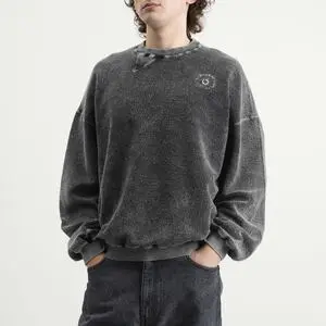 NOMARHYTHM TEXTILE Hand Dye Reverse Twist Sweatshirt