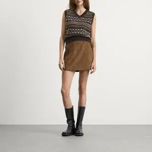 DUNST Alter-suede Mini Skirt