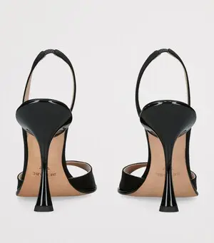 BETZÁBE Satin Slingback Sandals 100