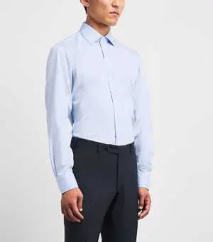 BARBA NAPOLI Cotton Twill Shirt