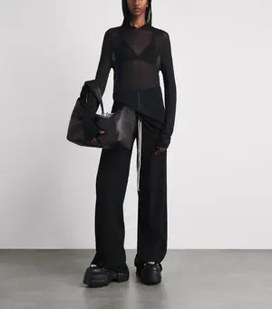 Rick Owens Cashmere Tower Hoodie