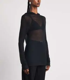 Rick Owens Cashmere Tower Hoodie