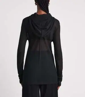 Rick Owens Cashmere Tower Hoodie