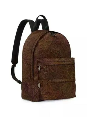 Etro Nylon Backpack With Arnica Motif