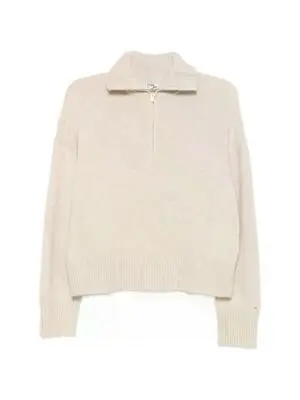 Maje Quarter-zip Pullover Sweater