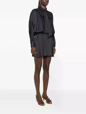Maje Long-sleeves Mini Dress