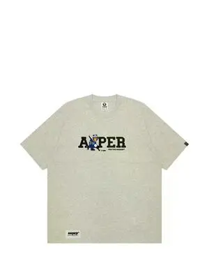AAPE BY *A BATHING APE Graphic-print Logo-patch T-shirt