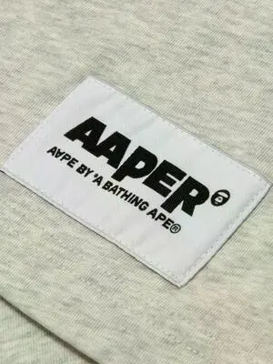 AAPE BY *A BATHING APE Graphic-print Logo-patch T-shirt