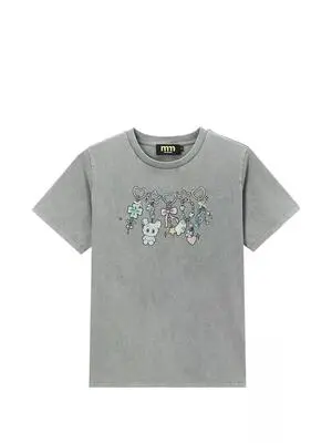 MINI CREAM Graphic-print T-shirt - Grey