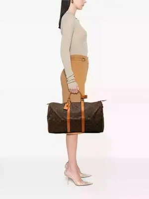 LOUIS VUITTON 2000-2026 Monogram Keepall 50 Travel Bag