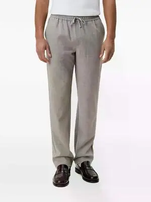 LES DEUX Drawstring-waist Melange Trousers