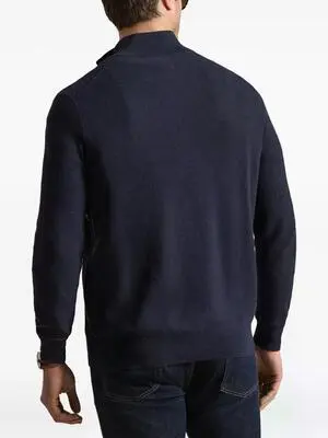 Polo Ralph Lauren Mesh-knit Quarter-zip Sweater
