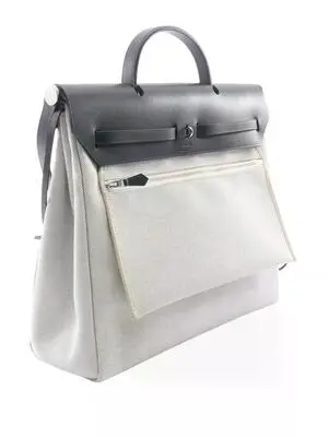 Hermès Toile Herbag 39 Satchel