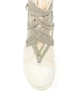 Rick Owens Megalace Pentagram Lace-up Sneakers