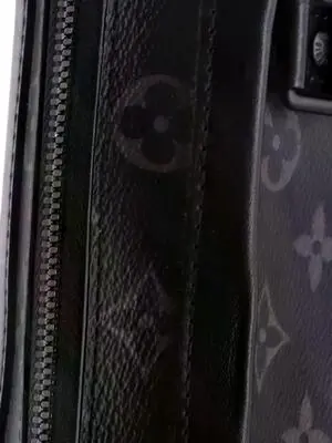 LOUIS VUITTON Soft Trunk Briefcase Monogram Eclipse Canvas Business Bag