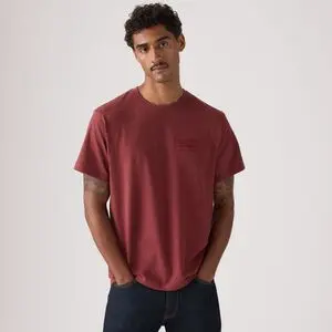 LEVI'S Relaxed Fit Graphic Tee Red