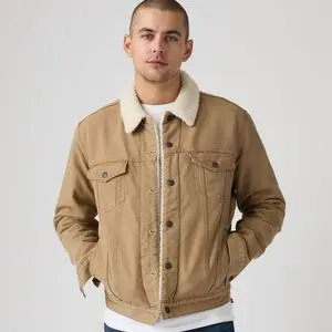LEVI'S Type Iii Sherpa Trucker Jacket - Brown