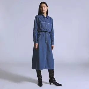 LEVI'S Denim Boiler Dress - Blue