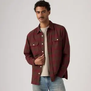 LEVI'S Classic Worker Overshirt - Red