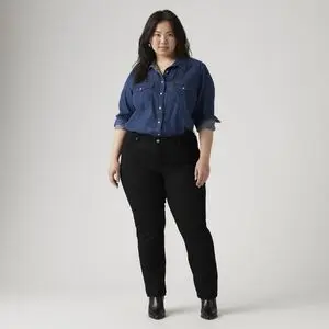 LEVI'S Shaping Straight Jeans - Black