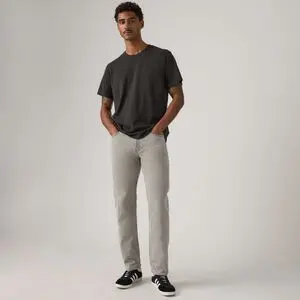 LEVI'S 502 Tapered Linen-denim Jeans - Grey