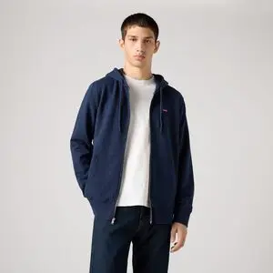 LEVI'S Original Zip Up Hoodie - Blue