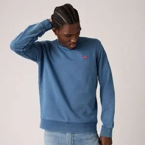 LEVI'S Original Housemark Crewneck Sweatshirt - Blue