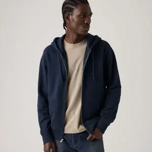 LEVI'S New Original Zip Up Hoodie - Blue