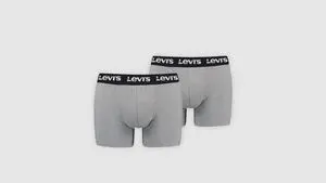 LEVI'S Basic Boxer Brief 2 Pack - Grey