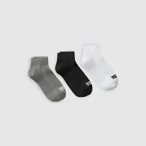LEVI'S Batwing Logo Recycled Cotton Socks Three Pack - Grey