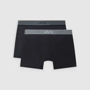 LEVI'S Twill Boxer Brief 2 Pack - Black