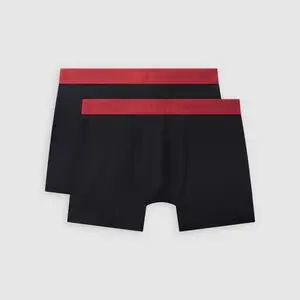 LEVI'S Twill Boxer Brief 2 Pack - Black