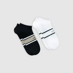 LEVI'S Low Cut Socks 2 Pack - Black