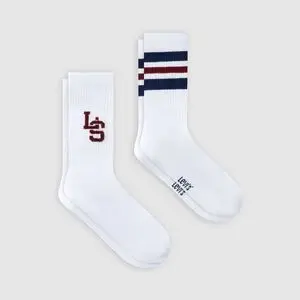 LEVI'S Regular Cut Logo Socks - Red