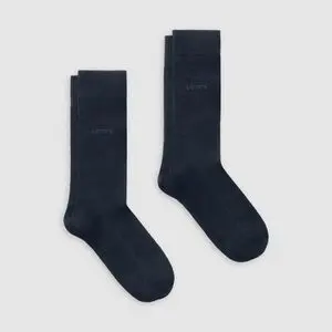 LEVI'S Tencel Organic Cotton Socks 2 Pack - Blue