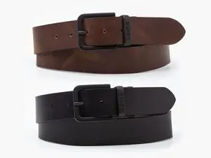 LEVI'S Reversible Core Metal Belt - Black
