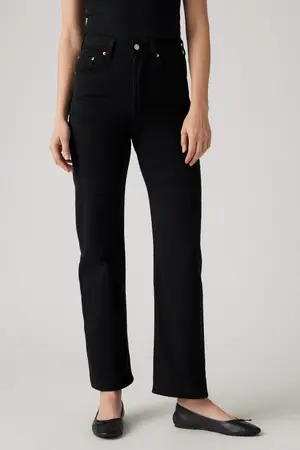 LEVI'S Ribcage Straight Ankle Jeans
