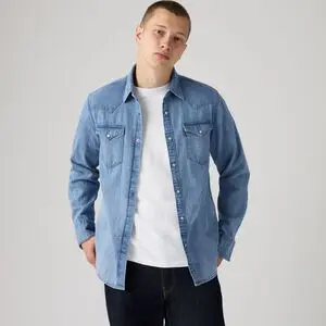 LEVI'S Barstow Standard Fit Western Shirt - Blue