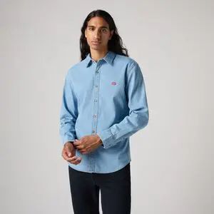 LEVI'S Battery Housemark Slim Fit Shirt - Blue