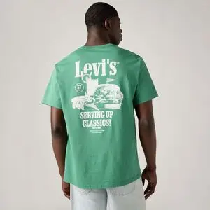 LEVI'S Relaxed Fit Graphic Tee - Green
