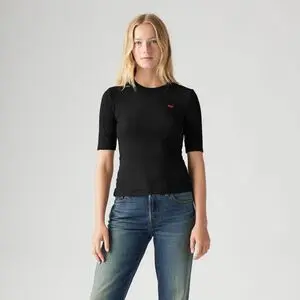 LEVI'S Luca Slim Fit Crewneck T-shirt - Black