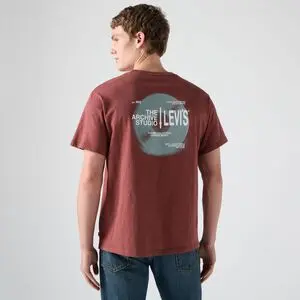 LEVI'S Relaxed Fit Graphic Tee - Red