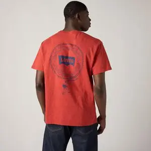 LEVI'S Relaxed Fit Graphic Tee - Red