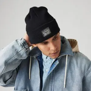 LEVI'S Backpatch Beanie - Black