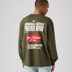 LEVI'S Long Sleeve Graphic Authentic Tee