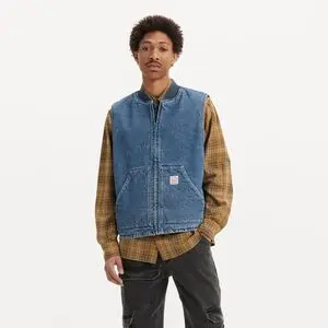LEVI'S Sansome Denim Waistcoat - Blue