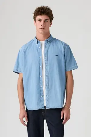 LEVI'S Short Sleeve Authentic Button Down Shirt
